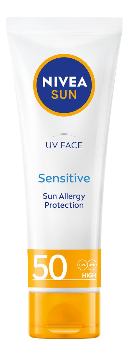 Nivea Sun Face Cream UV Sensitive SPF 50 - 50 ml | Med24.no