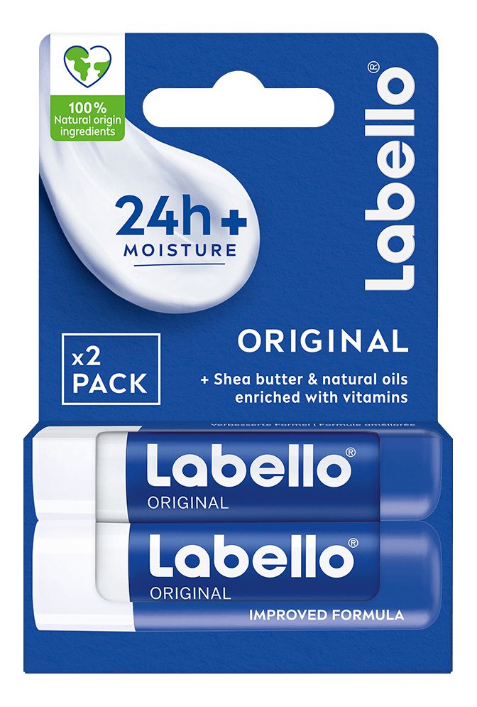Kjøp Labello Classic Lip Balm - 2 stk. på Med24.no