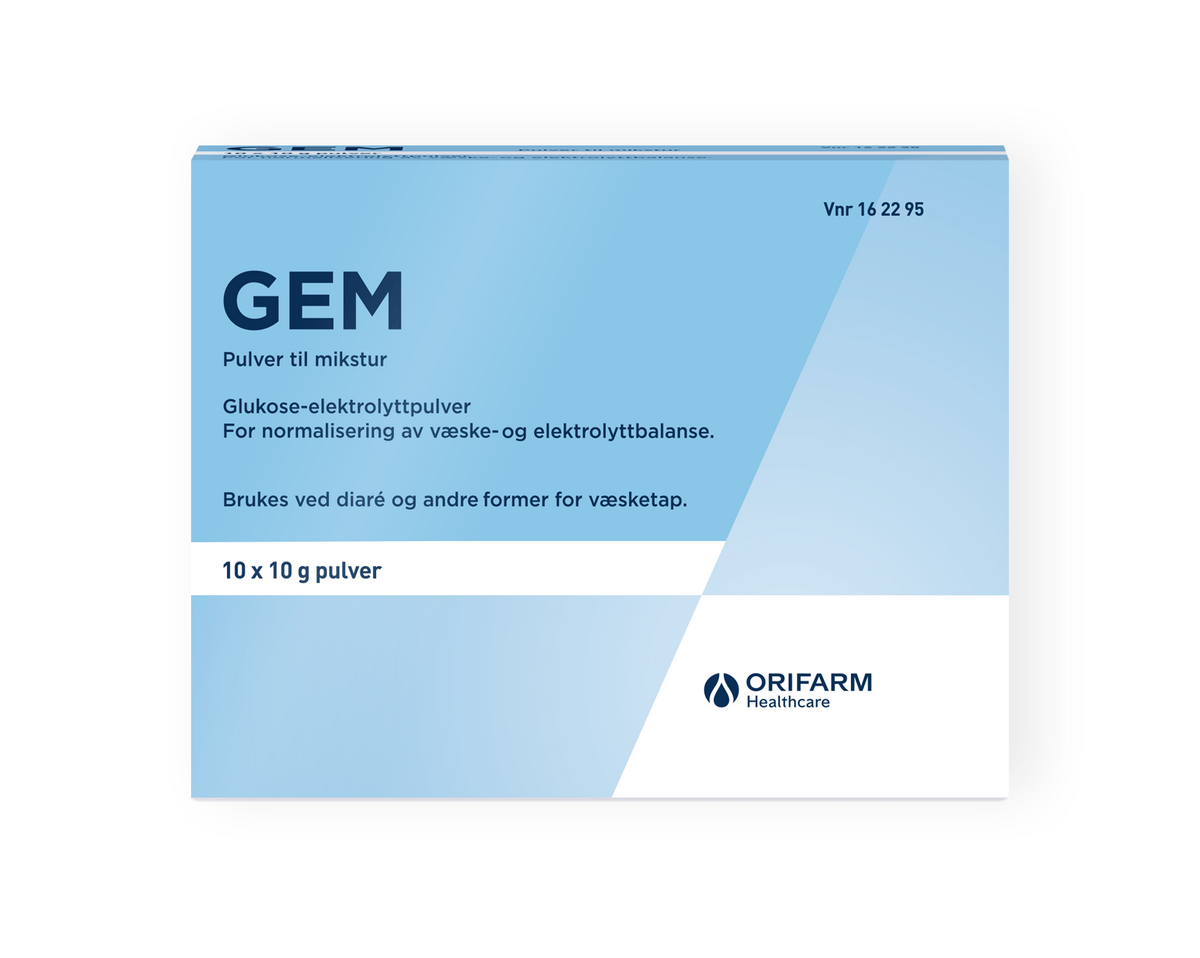 Kjøp Gem pulver til mikstur hos Med24.no