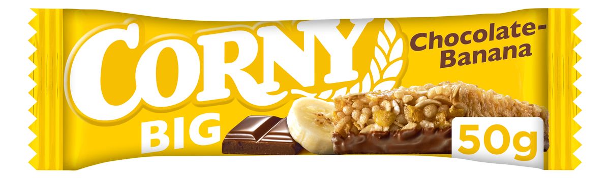 Kjøp Corny Big Choco Banana - 50 g billig hos Med24.no