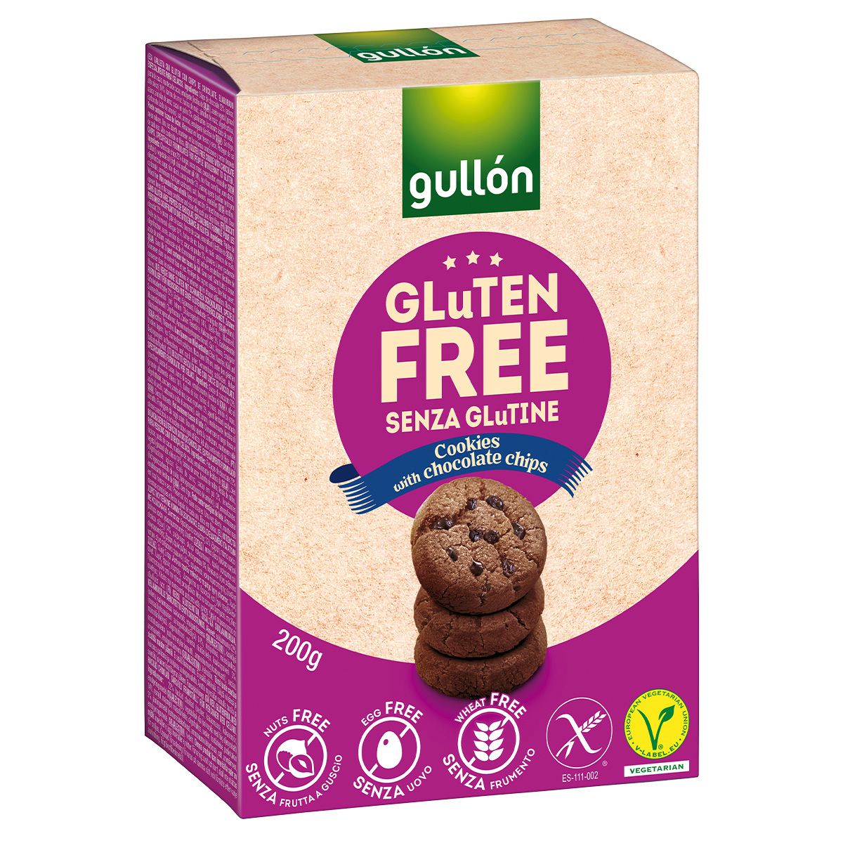 Gullon Cacao Cookies Chocolate Chip - 200 g - Alltid lave priser på ...