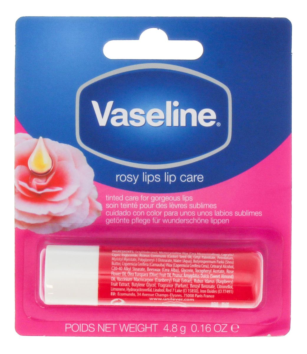 Vaseline Rosy Lips Lip Care - 4,8 g | Med24.no