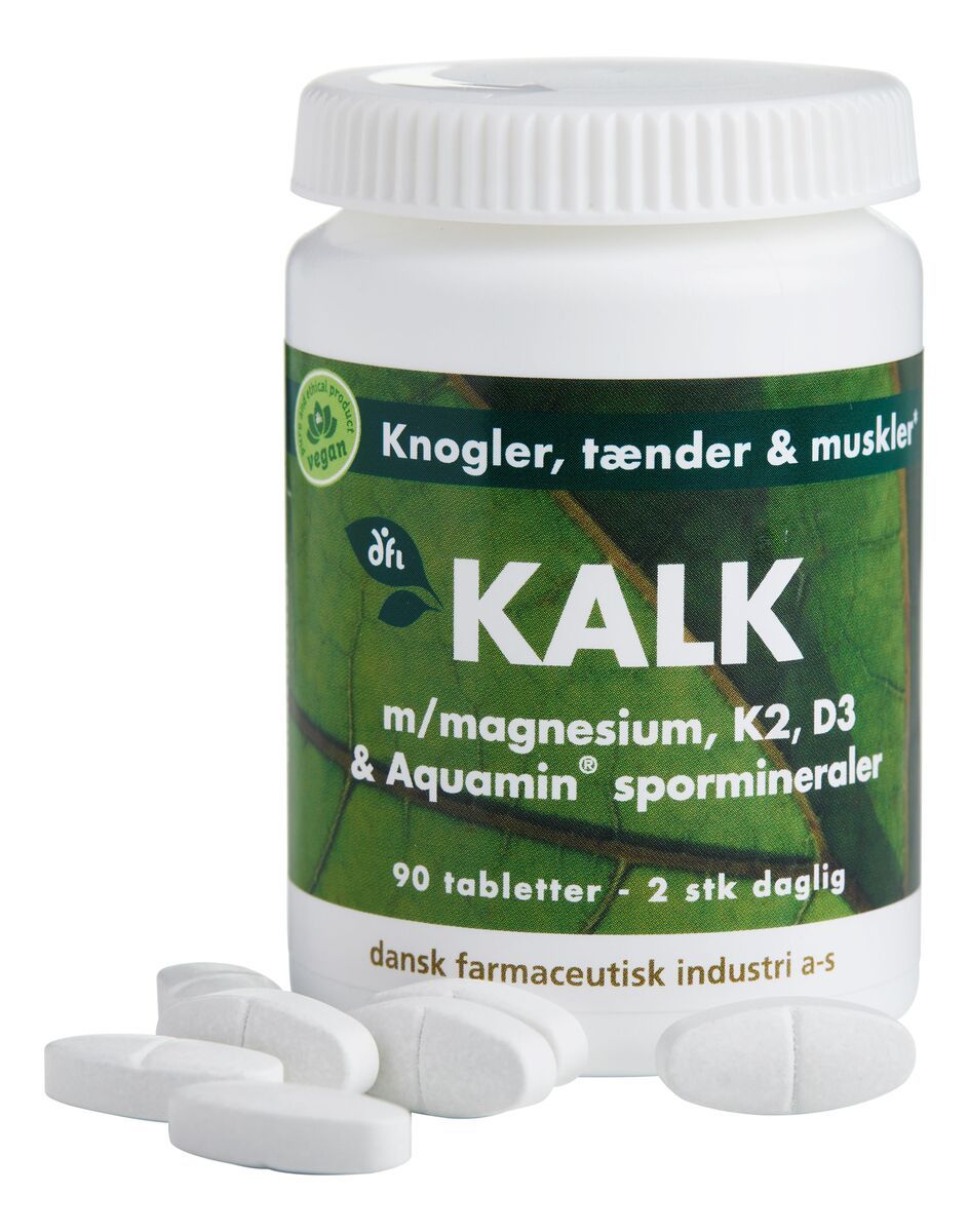 Kjøp Kalsium m/magnesium, K2 og D3 - 90 tabletter billig hos Med24.no