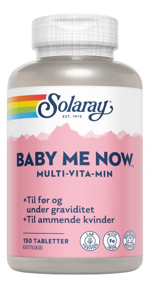 Kjøp Solaray Baby-Me-Now 150 tab billig hos Med24.no