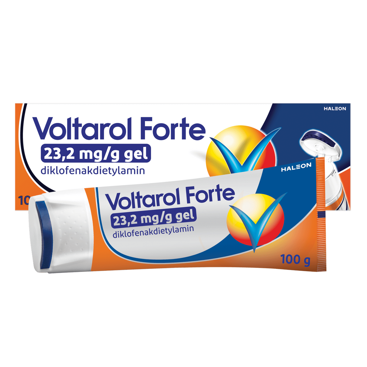 Kjøp Voltarol Forte gel 23,2mg/g - 100 g på Med24.no