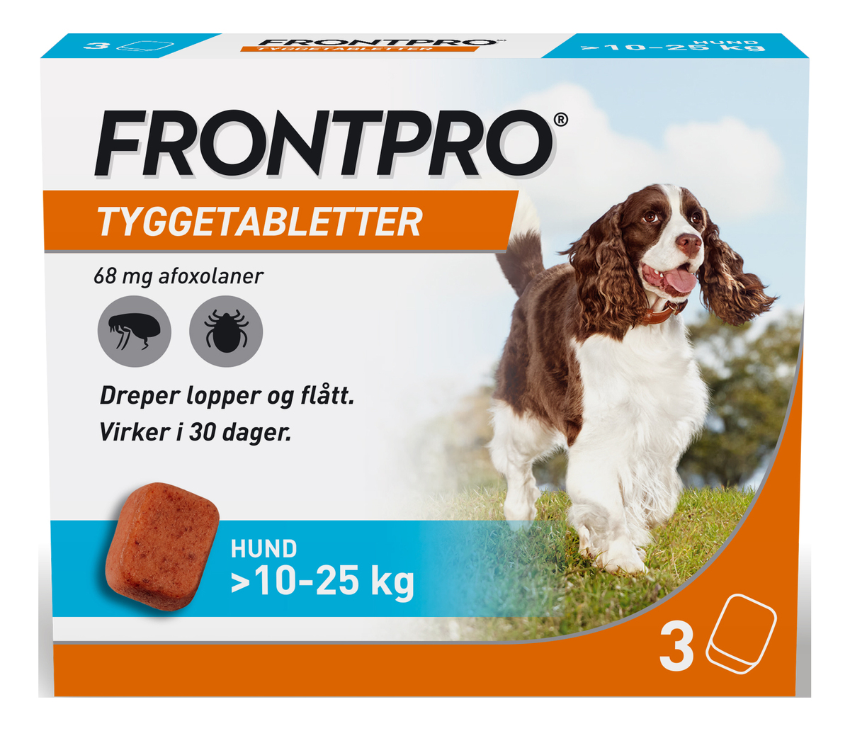 Kjøp FRONTPRO tyggetablett - L 68 mg hos Med24.no