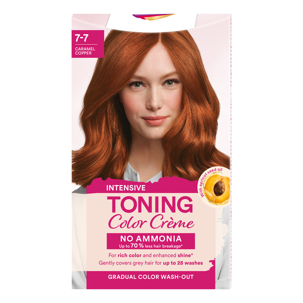 Schwarzkopf Palette Toning Color Crème 7-77 Caramel Copper