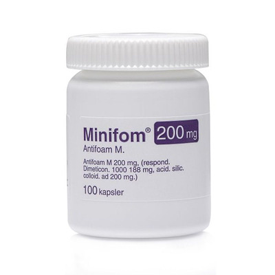 Kjøp Minifom 200 mg kapsler - 100 stk hos Med24.no