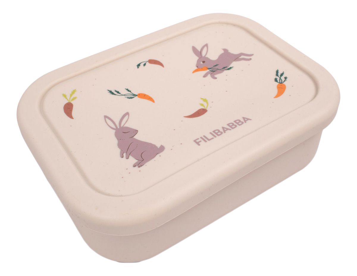 Kjøp Filibabba Matboks i silikon - Ristet mandel | Med24.no