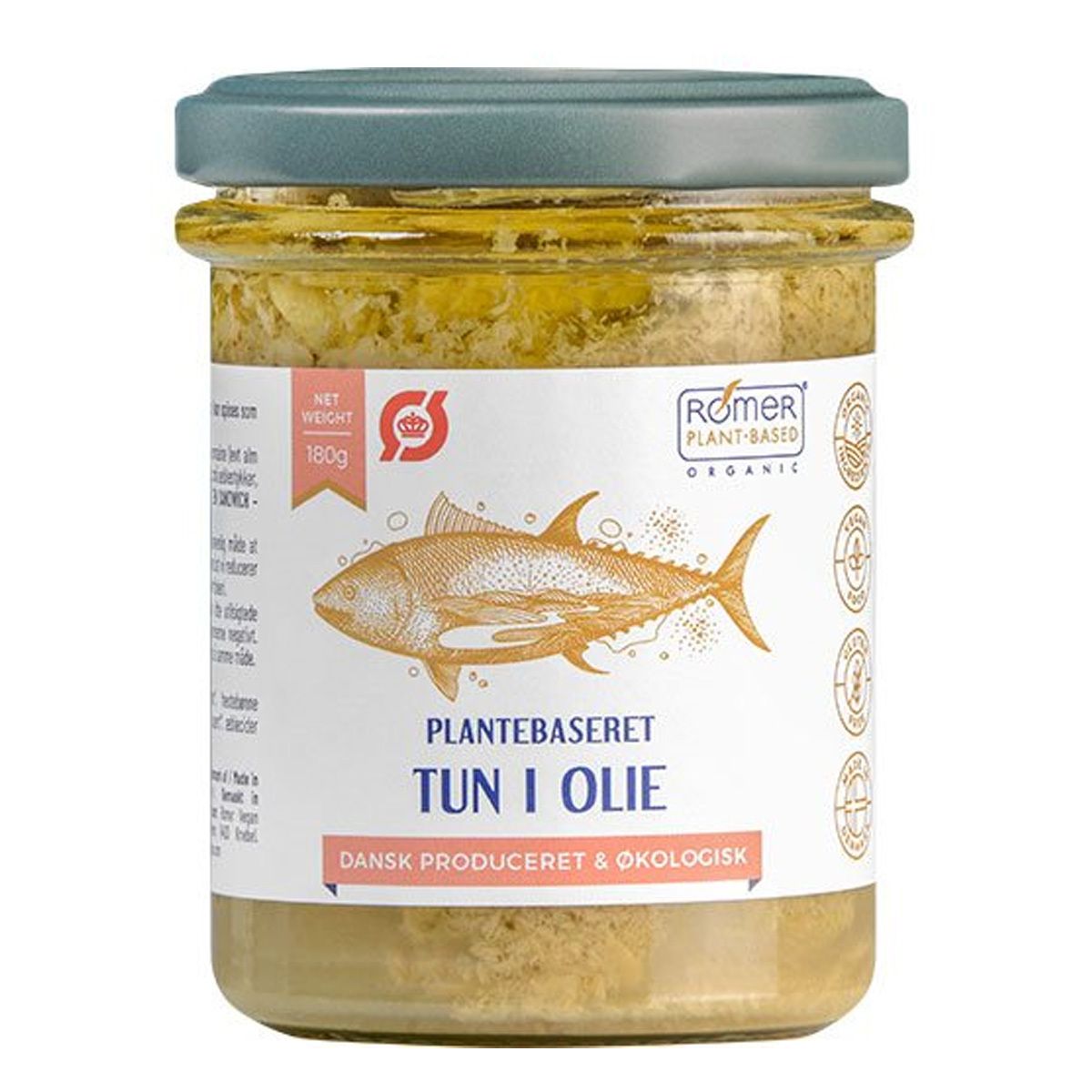 Rømer Plantebasert tunfisk i olje Ø - 180 g - Alltid lave priser på ...