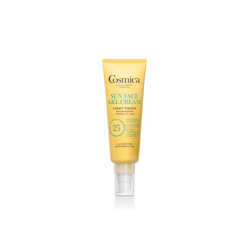 Kjøp Cosmica Sun Face Gel Cream SPF25 - 50 ml hos Med24.no