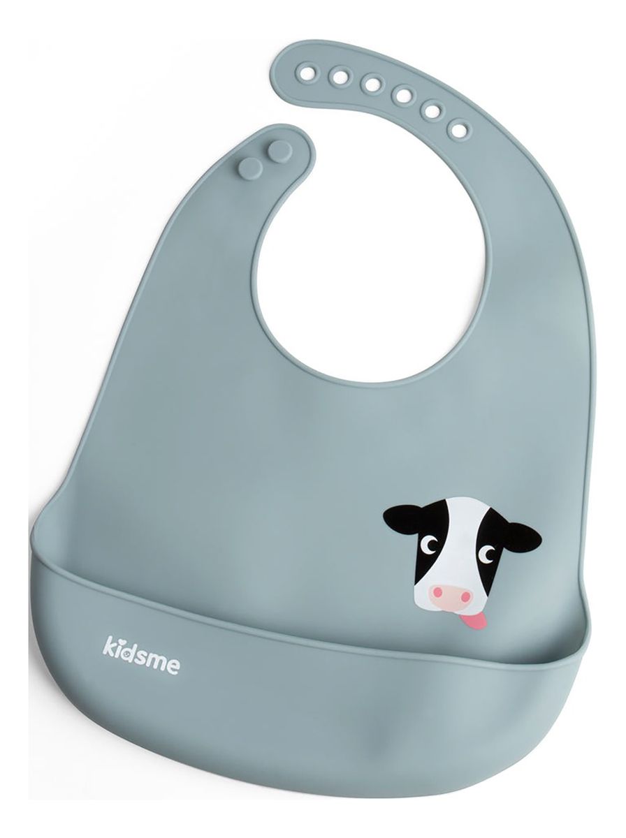 Kidsme Easy Clean Bib - Azure | Med24.no