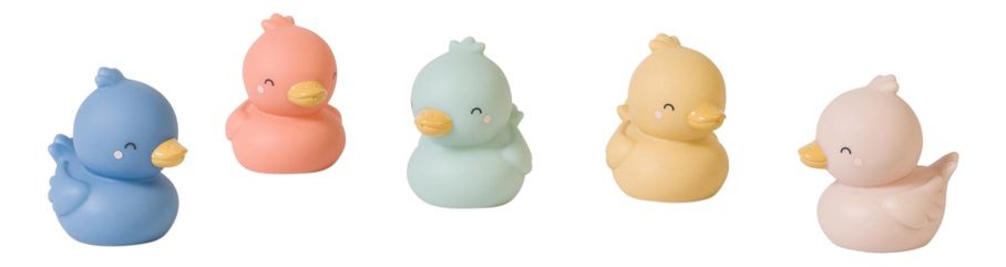 Kjøp SARO BABY Little Ducks Badeleker - 5 stk. billig hos Med24.no