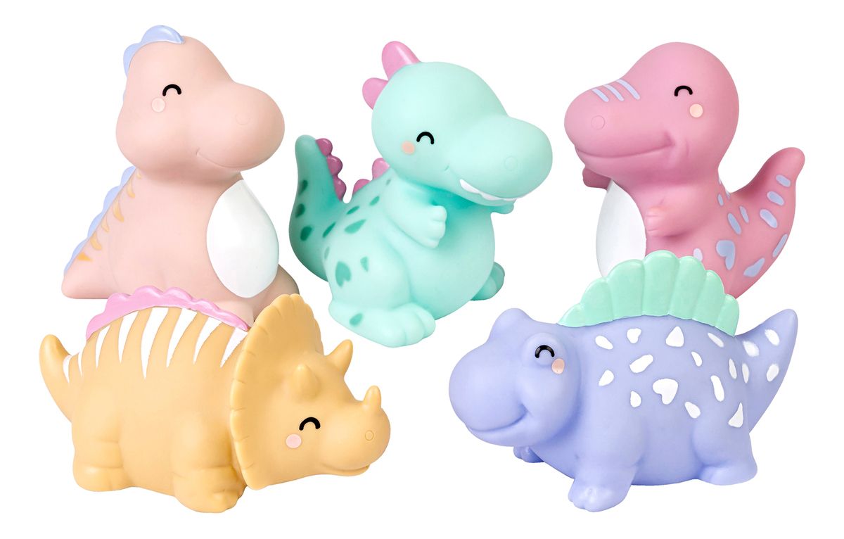 Kjøp SARO BABY Happy Dinos Badeleker - 5 stk. billig hos Med24.no