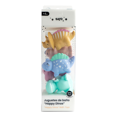 Kjøp SARO BABY Happy Dinos Badeleker - 5 stk. billig hos Med24.no
