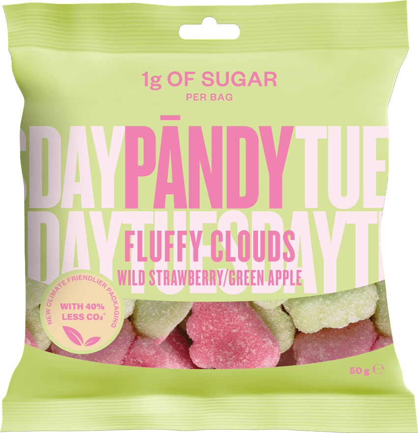 Pandy Fluffy Clouds - 50 g | Med24.no