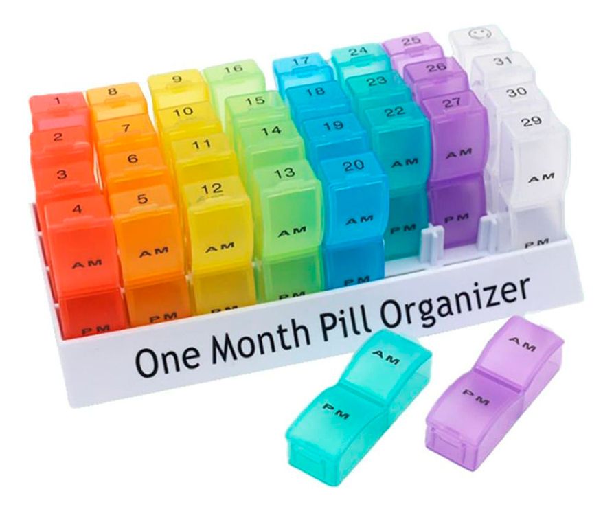 Kjøp UNIQ Pill Dispenser Month - 1 stk hos Med24.no