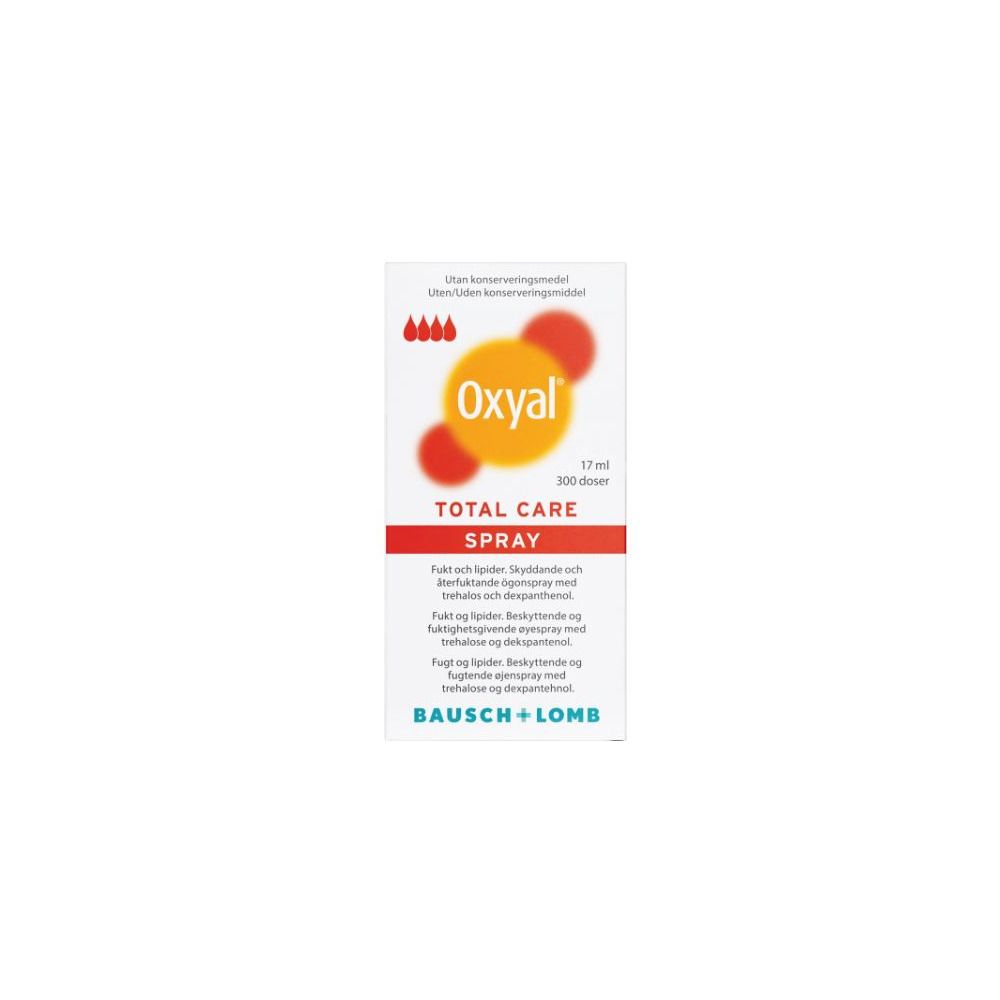 Kjøp Oxyal Total Care øyespray - 17 ml hos Med24.no