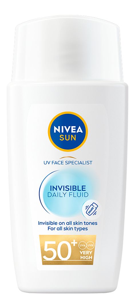 Nivea Sun UV Face Specialist Invisible Daily Fluid SPF50+ - 40 ml. - Alltid lave priser på med24.no