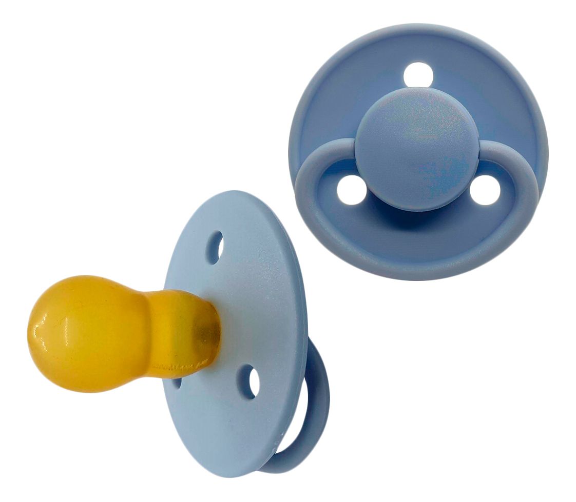 Mininor Lateks smokk 6 mnd+, Blå - 2 stk | Med24.no