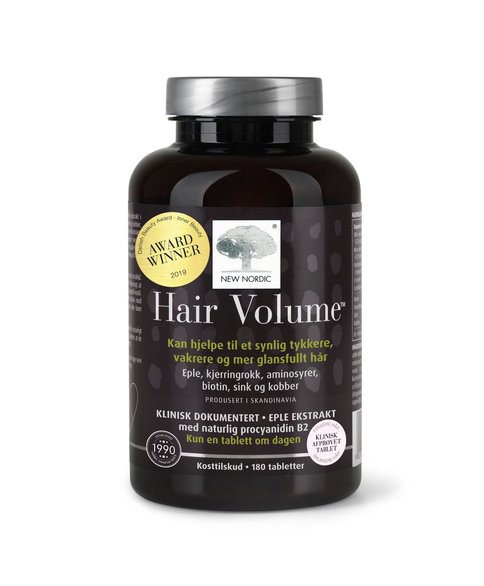 New Nordic Hair Volume - 180 tab - Med24.no