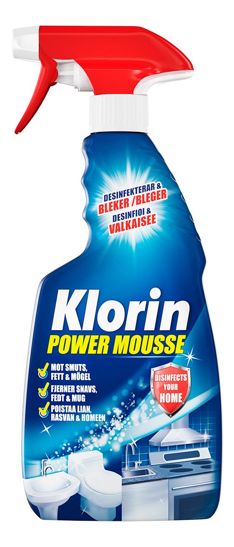 Kjøp Klorin Power Mousse Spray - 500 ml. billig hos Med24.no