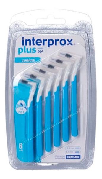 Kjøp Interprox Plus Conical 0,8 mm - 6 stk. hos Med24.no