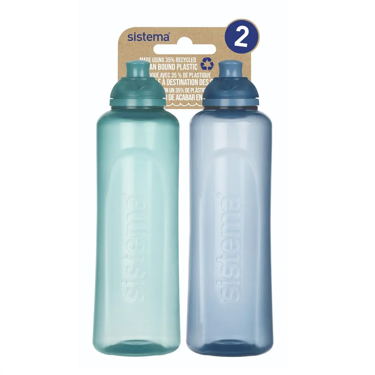 Kjøp Sistema Swift Squeeze Bottle 480 ml - 2 stk hos Med24.no.