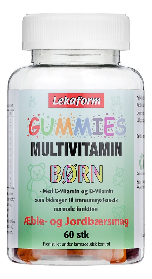 Kjøp Lekaform Gummies Multivitamin Barn - 60 stk. hos Med24.no