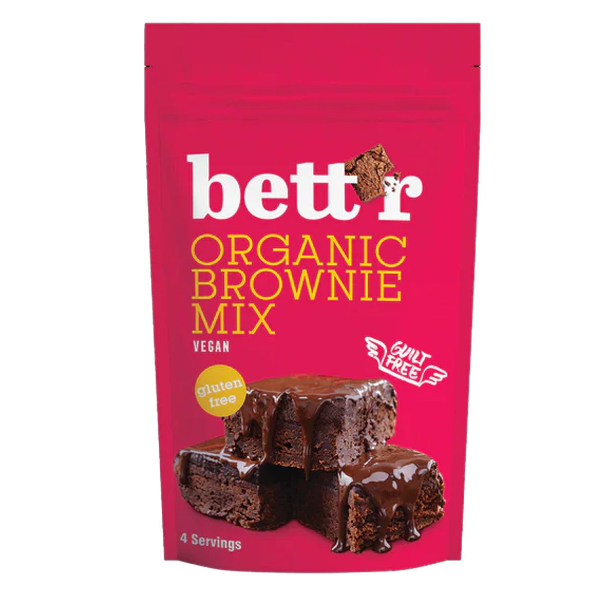 Kjøp Bett´r Organic Brownie Mix hos Med24.no