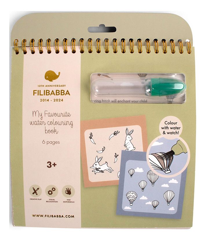 Kjøp Filibabba Min favoritt akvarellbok - FILIBABBA favoritter