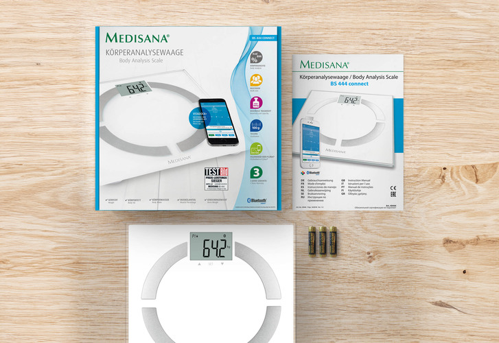 Kjøp Medisana Body Analysis Scale BS 444 Connect billig hos Med24.no