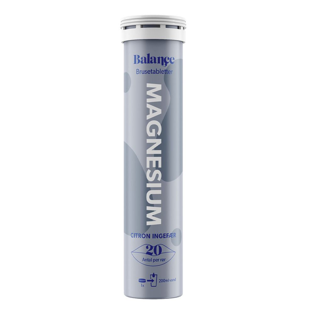 Kjøp Balance Magnesium Brusetabletter - 20 brusetabl. hos Med24.no