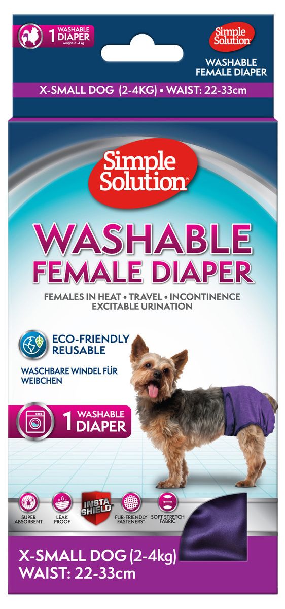 Kjøp Simple Solution Vaskbar bleie til tisper - XS | Med24.no
