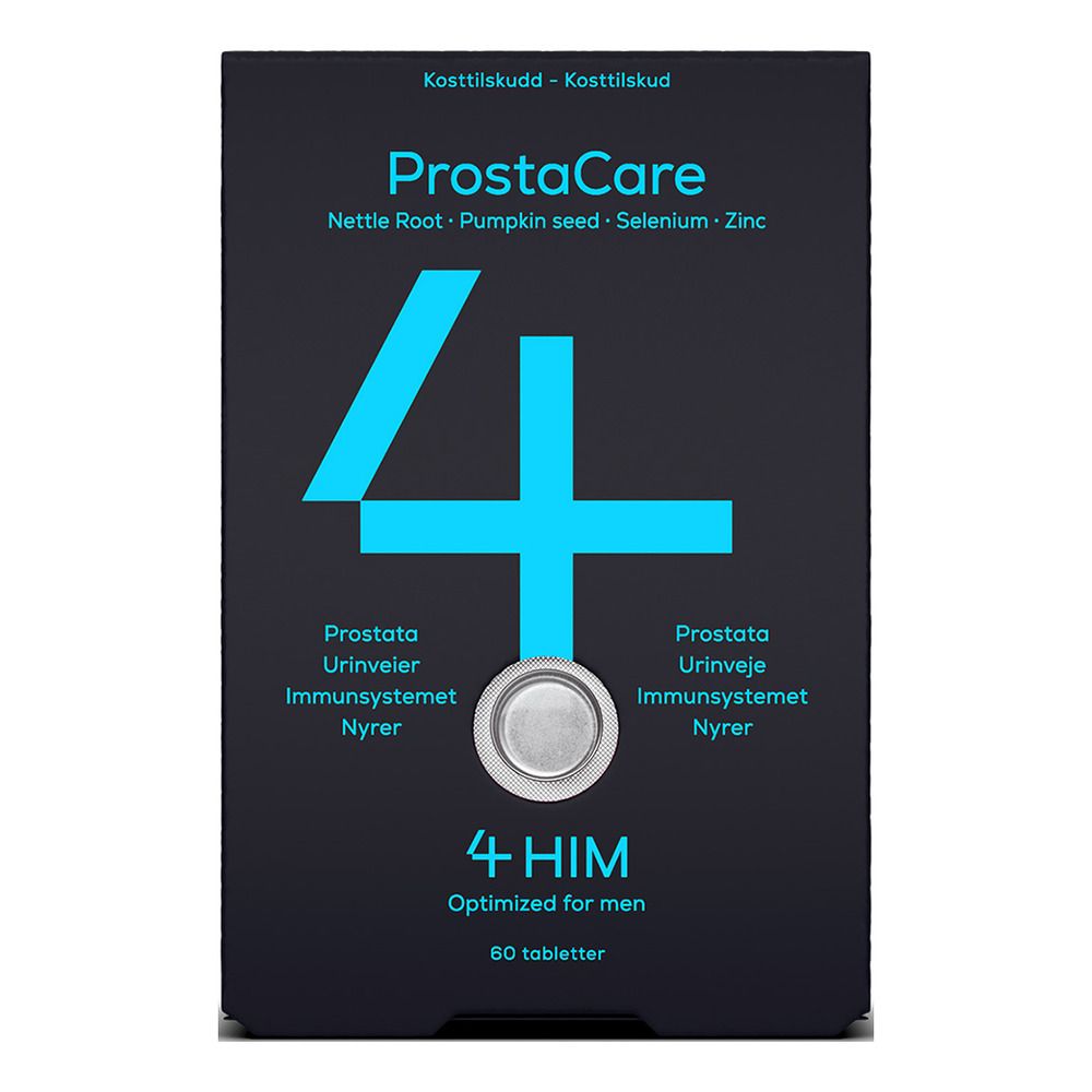 Kjøp 4HIM ProstaCare - 60 tabletter hos Med24.no