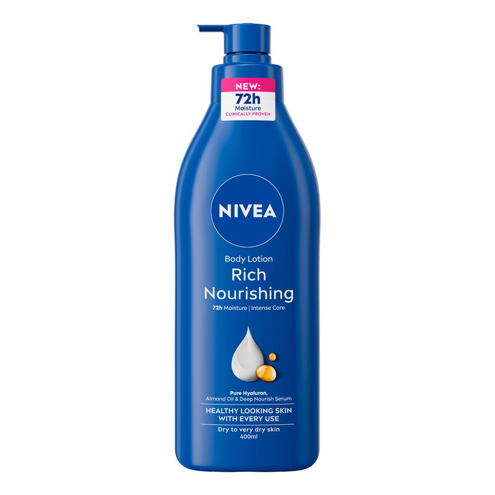 Kjøp Nivea Nourishing Body Lotion Pump - 400 ml. hos Med24.no