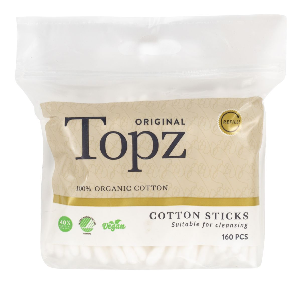 Kjøp Topz Q-tips - 160 stk billig hos Med24.no