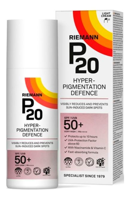 Kjøp Riemann P20 Hyperpigmentation Defence SPF50+ - 50 g hos Med24.no