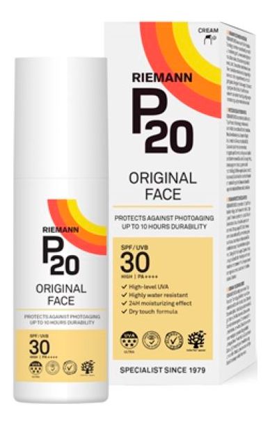 Kjøp Riemann P20 Original Face SPF30 - 50g. billig hos Med24.no
