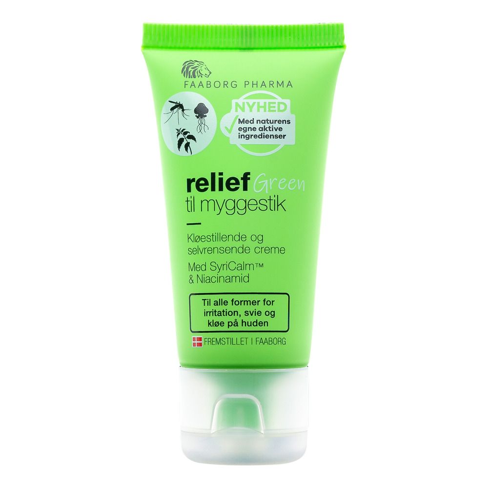 Kjøp Faaborg Pharma Relief green mot myggstikk - 30 ml. hos Med24.no