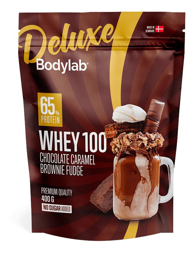Kjøp Bodylab Whey 100 Deluxe Chocolate Caramel - 400 g hos Med24.no