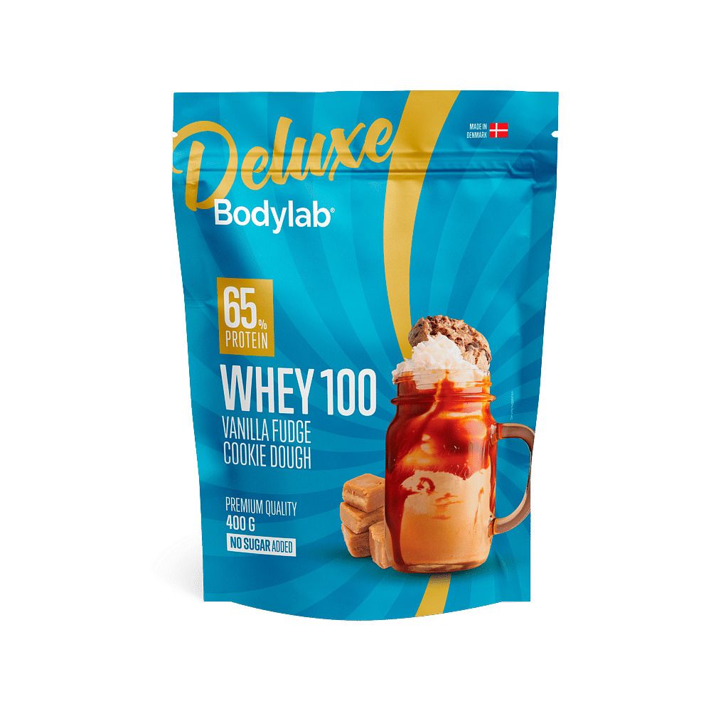 Kjøp Bodylab Whey 100 Deluxe Vanilla Fudge - 400 g hos Med24.no