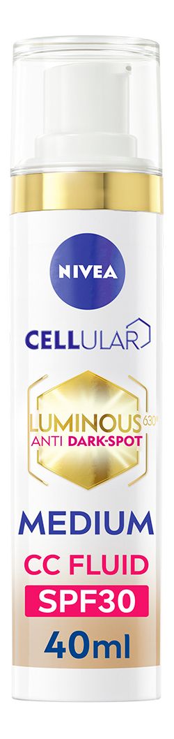 Kjøp Nivea Luminous630 CC Fluid SPF30 3-i-1 medium | Med24.no