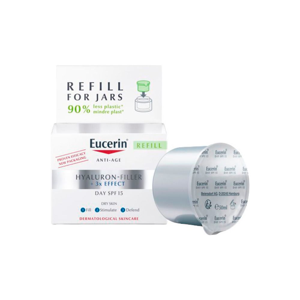 Kjøp Eucerin Hyaluron-Filler Day Cream SPF15 Refill | Med24.no