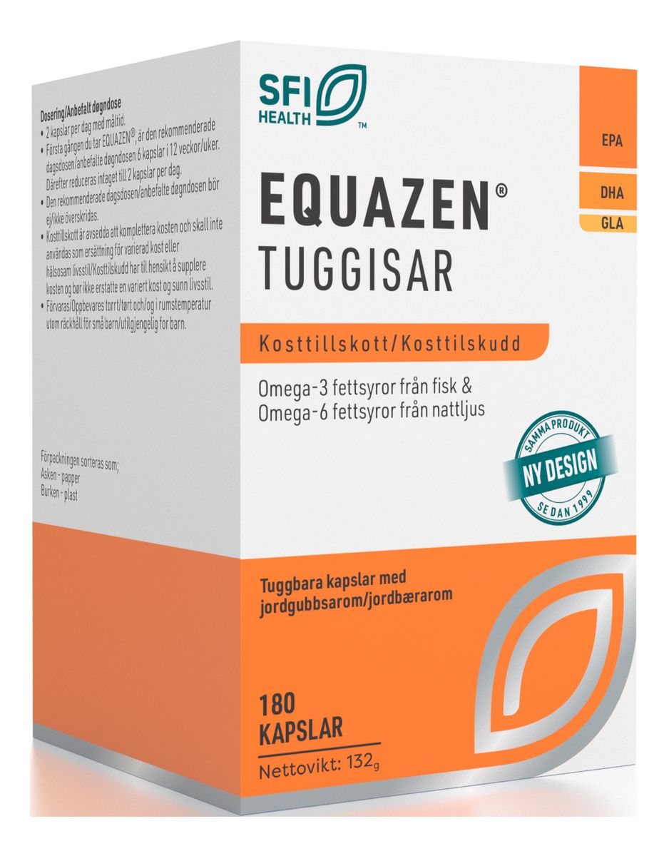 Kjøp Equazen Chews - 180 kapsler - billig hos Med24.no