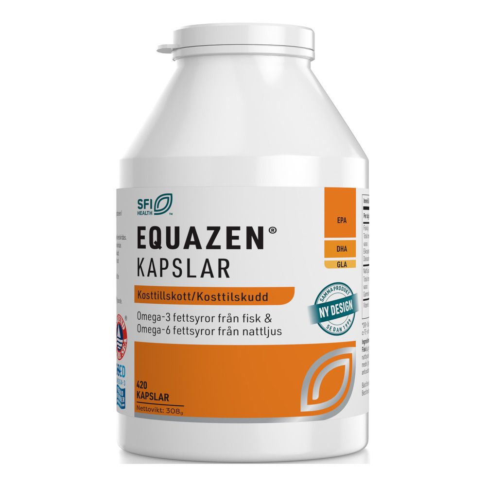 Kjøp Equazen - 420 kapsler. omega-3 hos Med24.no