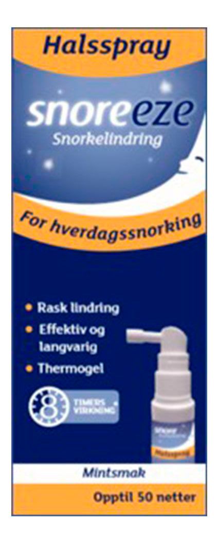 Kjøp Snoreeze Snoreeze halsspray - 23,5 ml. hos Med24.no