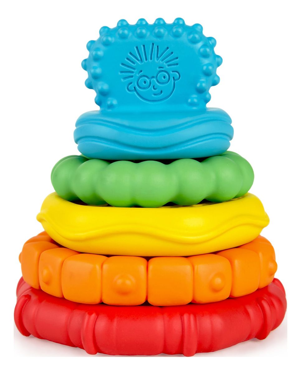 Baby Einstein Stack & Teethe - lekesett med flere teksturer og biteren