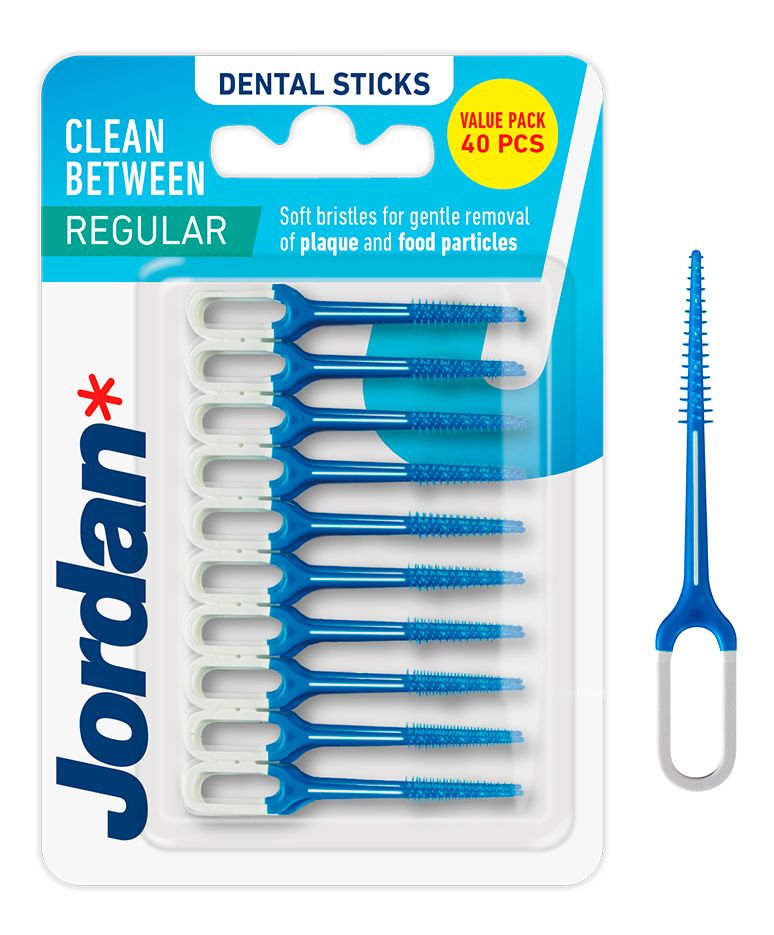 Kjøp Jordan Clean Between Sticks Regular - 40 stk. hos Med24.no