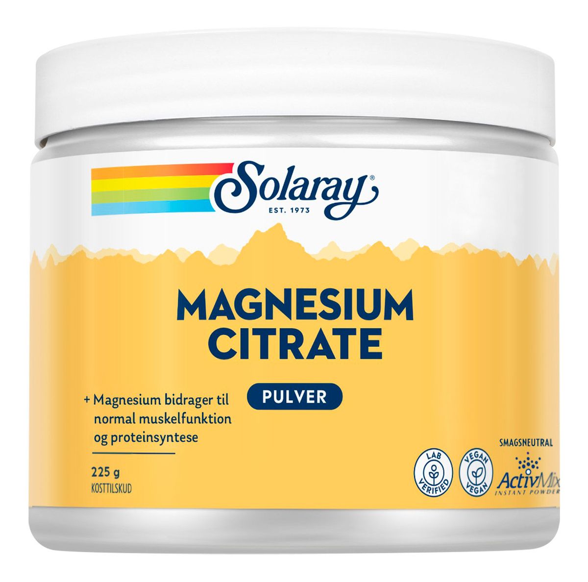 Kjøp Solaray Magnesium Citrate - 225 g. hos Med24.no